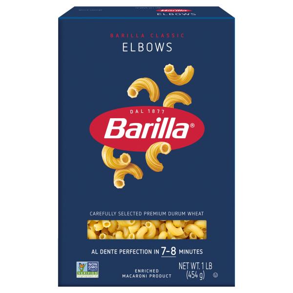 Barilla Elbows - Non-GMO Pasta Made with Durum Wheat Semolina & Kosher ...