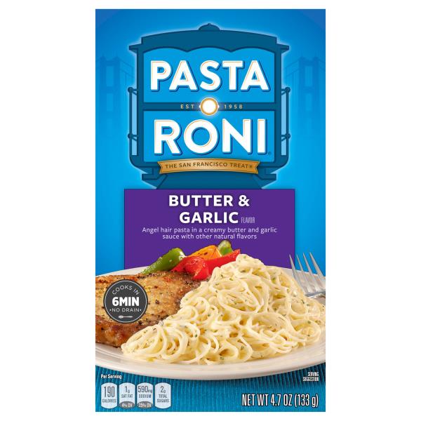Pasta Roni Pasta Roni Pasta Mix Butter & Garlic 4.7 Oz | Publix Super ...