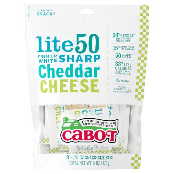 CABOT Lite 50 Lite50 Sharp Cheddar Cheese Snacks | Publix Super Markets