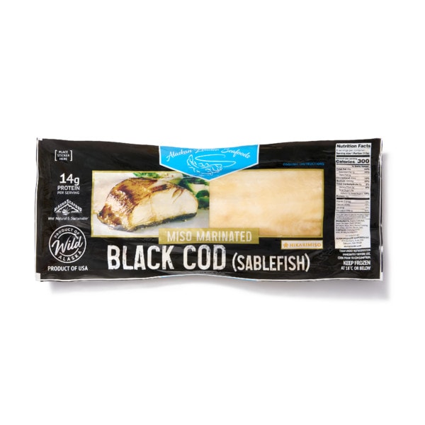 Alaskan Leader Miso Marinated Black Cod Fillets, Wild, Frozen | Publix ...