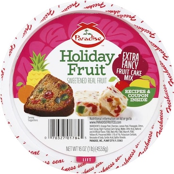 Paradise Holiday Fruit Fruit Cake Mix, Extra Fancy | Publix Super Markets