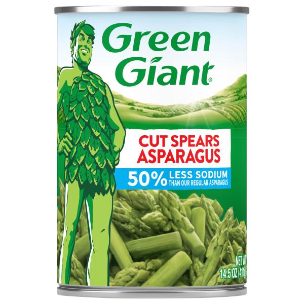Green Giant Asparagus, 50% Less Sodium, Cut Spears | Publix Super Markets