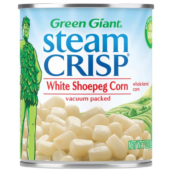 Green Giant Steam Crisp Vacuum Packed Whole Kernel White Shoepeg Corn ...