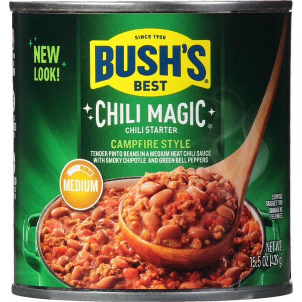 Bush's Best Chili Magic Medium Campfire Style Chili Starter | Publix ...