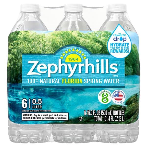 Zephyrhills 100% Natural Florida Spring Water | Publix Super Markets