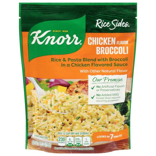 Knorr Rice Sides Chicken Broccoli Flavor Rice & Pasta Blend | Publix ...