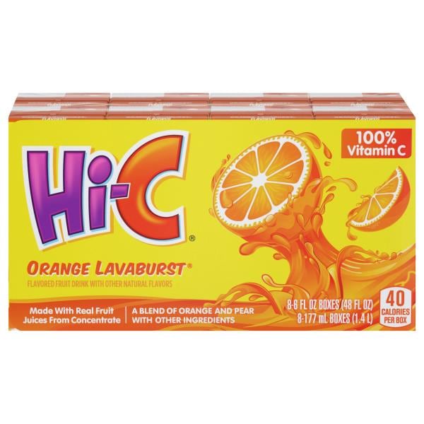 Hi-C Fruit Drink, Orange Lavaburst | Publix Super Markets