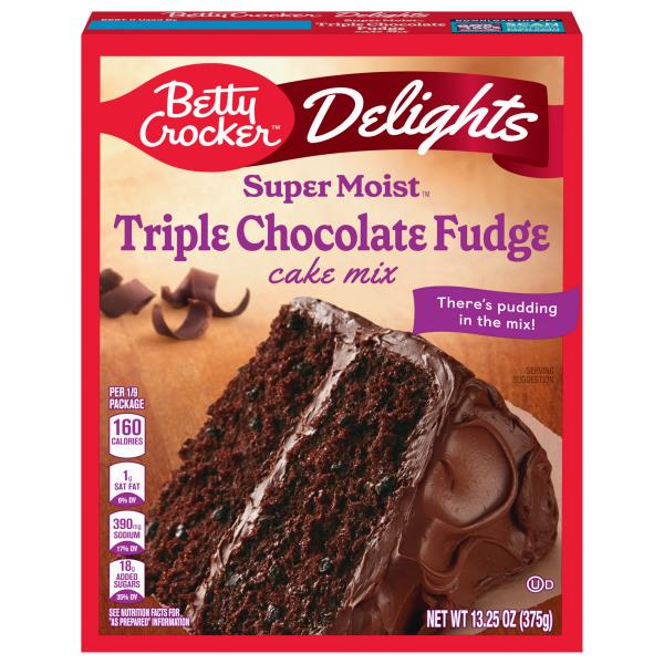 Betty Crocker Cake Mix, Triple Chocolate Fudge | Publix Super Markets