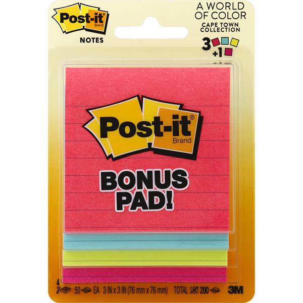 Post-it Notes, 200 Sheets, Bonus Pad! | Publix Super Markets