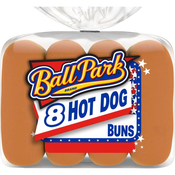 Ball Park White Hot Dog Buns, 8 count, 14 oz | Publix Super Markets