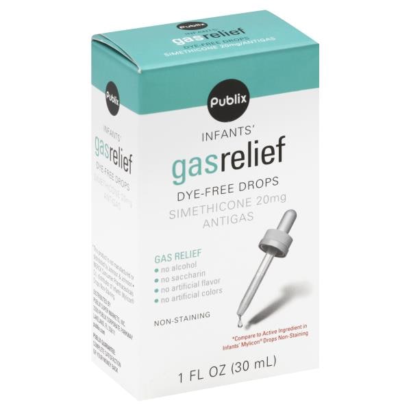 Publix Gas Relief, Infants', 20 mg, Dye-Free Drops | Publix Super Markets