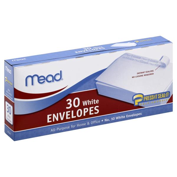 Mead Envelopes, White, No. 10 | Publix Super Markets