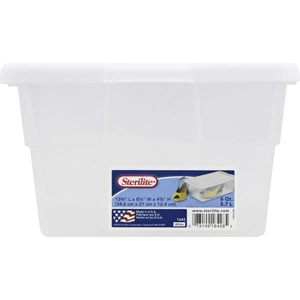 Sterilite Storage Container, 6-Qt, White | Publix Super Markets