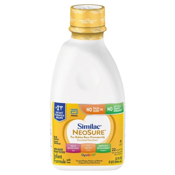 Similac NeoSure Infant Formula with Iron, Milk-Based, 0-12 Months ...