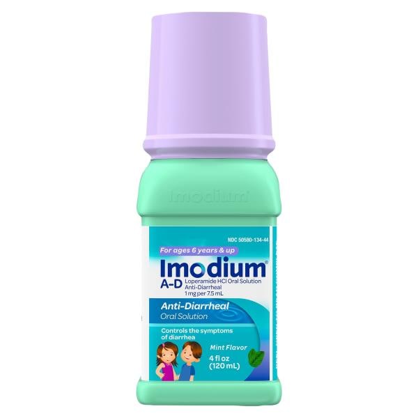 Imodium A-D Oral Solution, Anti-Diarrheal, 1 mg, Mint Flavor | Publix ...