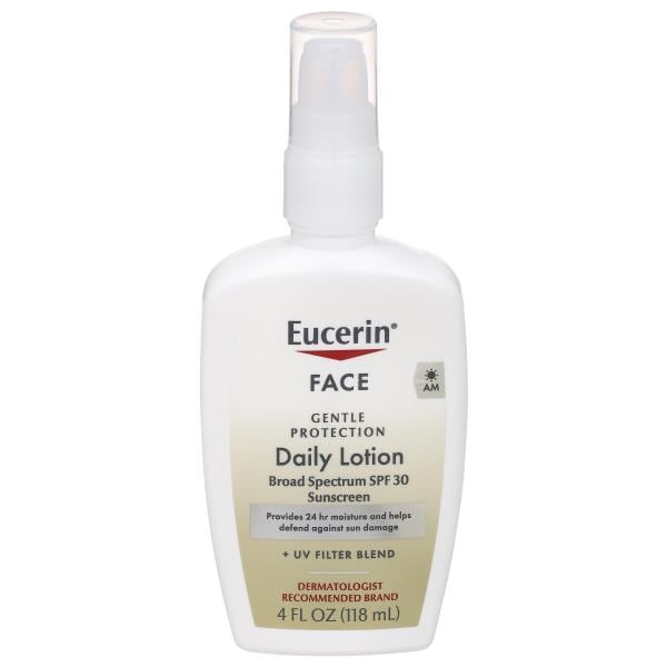 Eucerin Sunscreen, Daily Lotion, Face, AM, Broad Spectrum SPF 30 ...