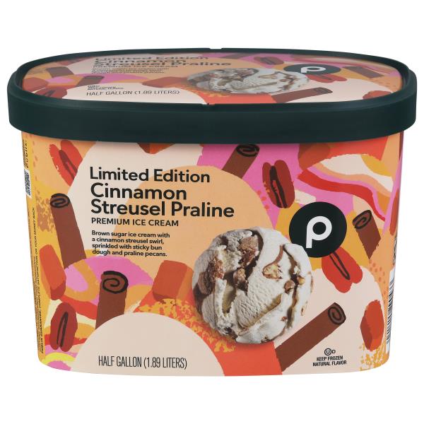 Publix Ice Cream, Cinnamon Streusel Praline, Premium | Publix Super Markets
