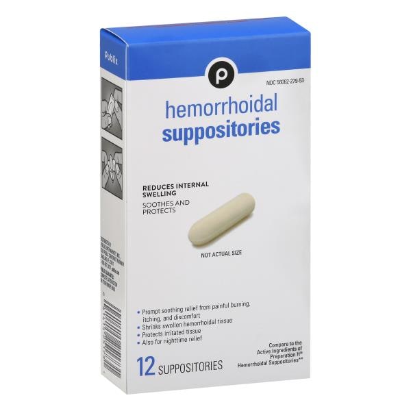 Publix Hemorrhoidal, Suppositories | Publix Super Markets
