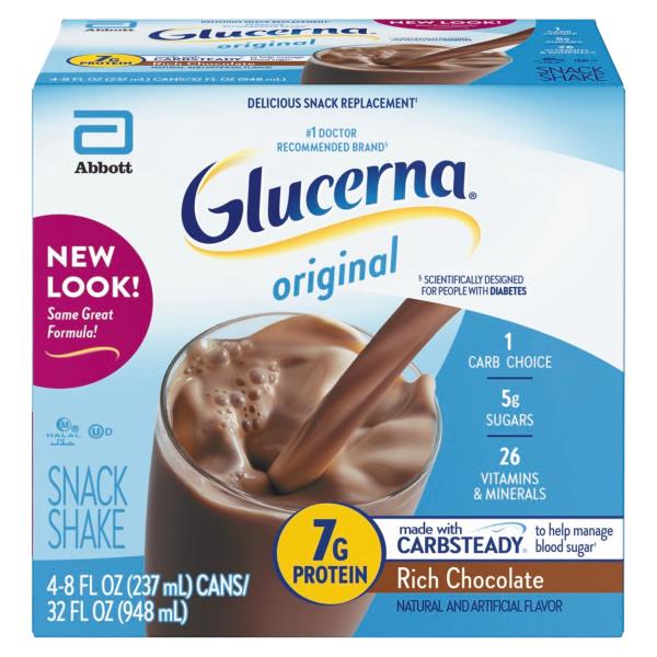 Glucerna Snack Shake, Rich Chocolate, Original | Publix Super Markets