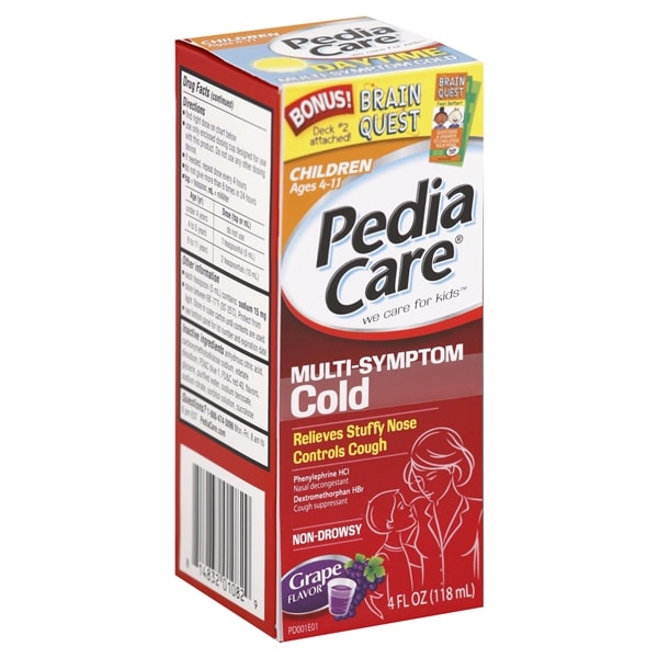 Pedia Care Cold, Multi-Symptom, Grape Flavor | Publix Super Markets