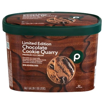 Publix Ice Cream, Chocolate Cookie Quarry, Premium | Publix Super Markets