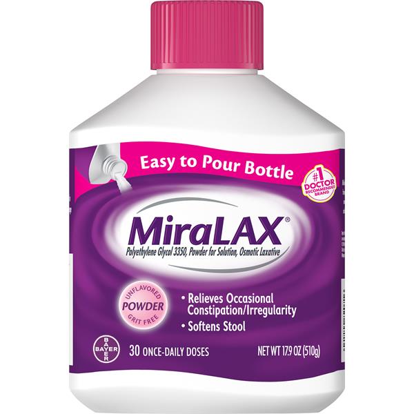 MiraLAX Laxative, Osmotic, Unflavored, Powder | Publix Super Markets