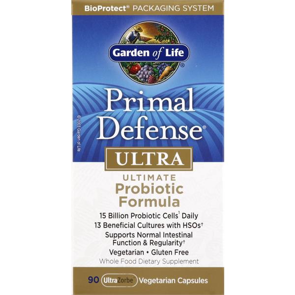 Garden of Life Primal Defense Ultra, Ultimate Probiotic Formula ...