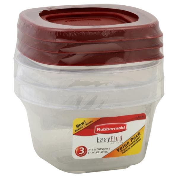 Rubbermaid Easy Find Lids Containers, Value Pack | Publix Super Markets