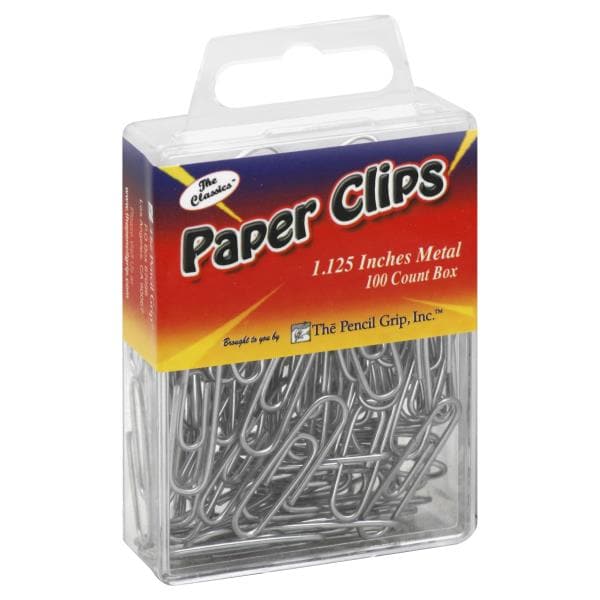 The Pencil Grip The Classics Paper Clips, Metal, 1.125 Inches | Publix ...