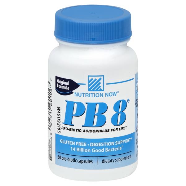 Nutrition Now PB8, Original Formula, Pro-Biotic Capsules | Publix Super ...