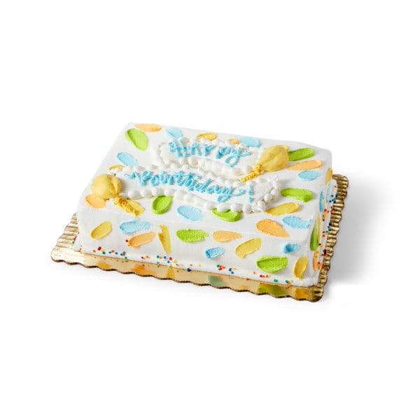 1/4 Sheet Vanilla Buttercream Birthday Surprise Cake | Publix Super Markets