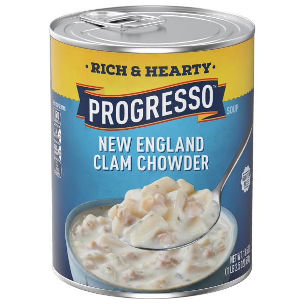 Progresso Rich & Hearty Soup, New England Clam Chowder | Publix Super ...