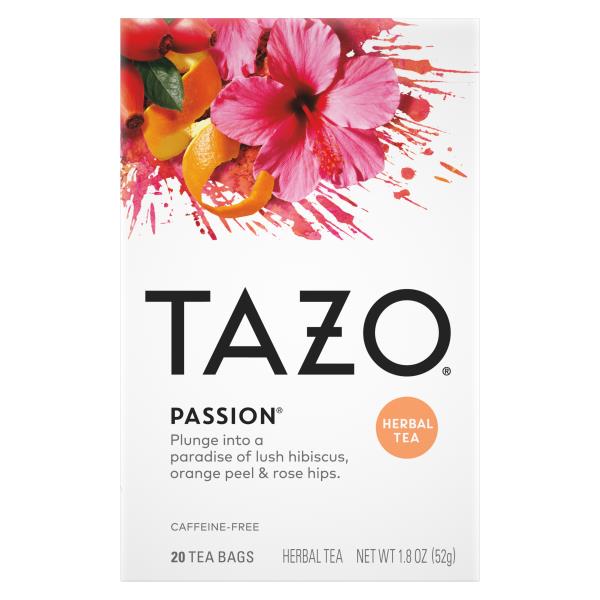 Tazo TAZO TAZO PASSION Tea Bags, Herbal Tea, 20ct box | Publix Super ...