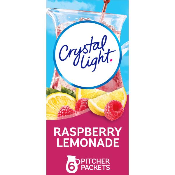 Crystal Light Raspberry Lemonade Artificially Flavored Powdered Drink ...
