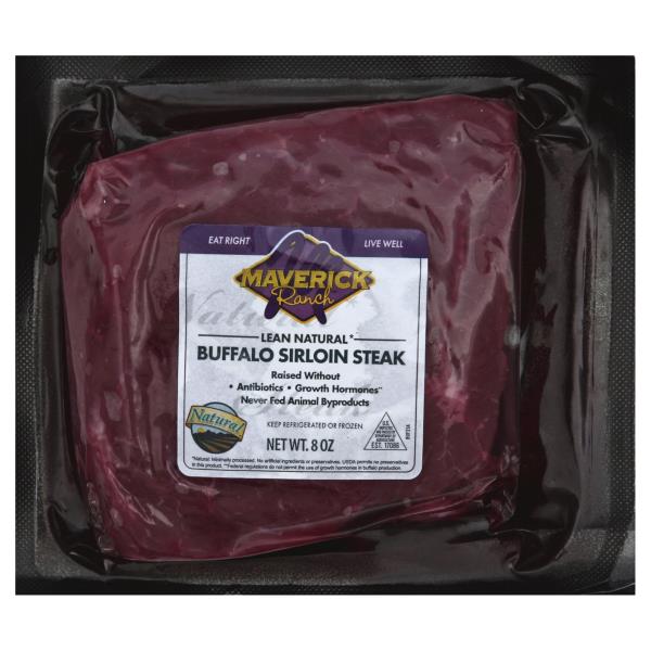 Maverick Ranch Buffalo, Lean Natural, Sirloin Steak | Publix Super Markets