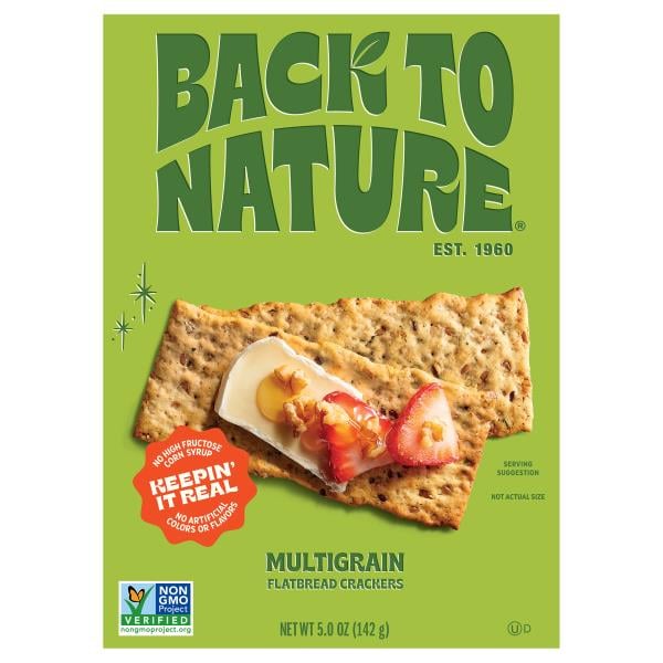Back To Nature Flatbread Crackers, Multigrain | Publix Super Markets