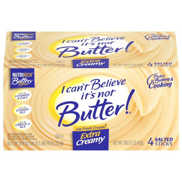 I Can't Believe It's Not Butter! Extra Creamy Sticks | Publix Super Markets
