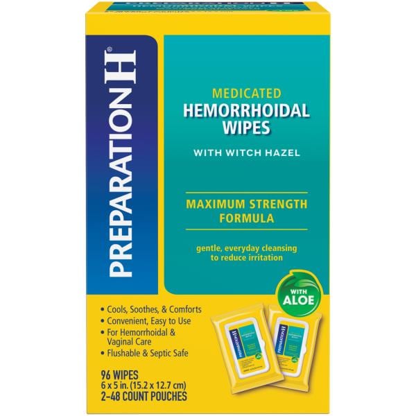 PREPARATION H Flushable Medicated Hemorrhoid Wipes | Publix Super Markets