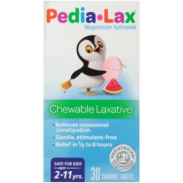 Pedia-lax Laxative Chewable Tablets for Kids, Watermelon | Publix Super ...