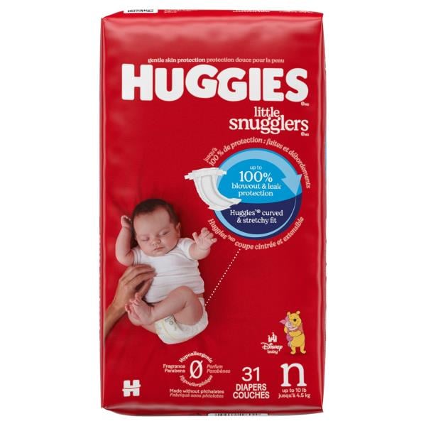Huggies Little Snugglers Diapers, Disney Baby, N (Up to 10 lb) | Publix ...