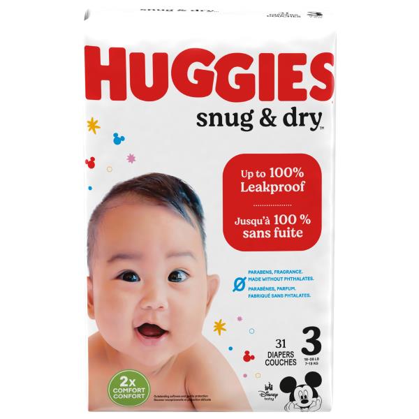 Huggies Snug & Dry Diapers, Disney Baby, 3 (16-28 lb) | Publix Super ...