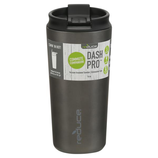 Reduce Dash Pro Tumbler, Vacuum Insulated, Charcoal, 16 Ounce | Publix ...