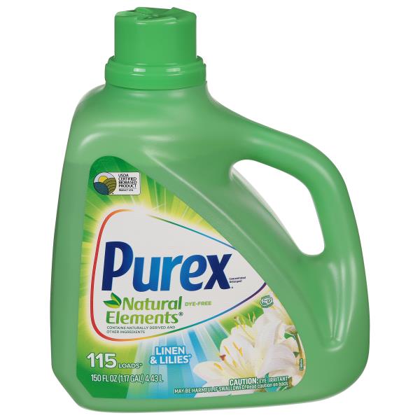 Purex Detergent, Natural Elements, Concentrated, Linen & Lilies ...