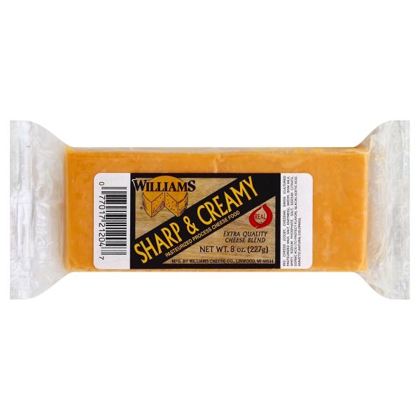 Williams Cheese Food, Pasteurized Process, Sharp & Creamy | Publix ...