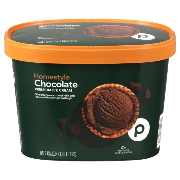 Publix Ice Cream, Chocolate, Homestyle, Premium | Publix Super Markets