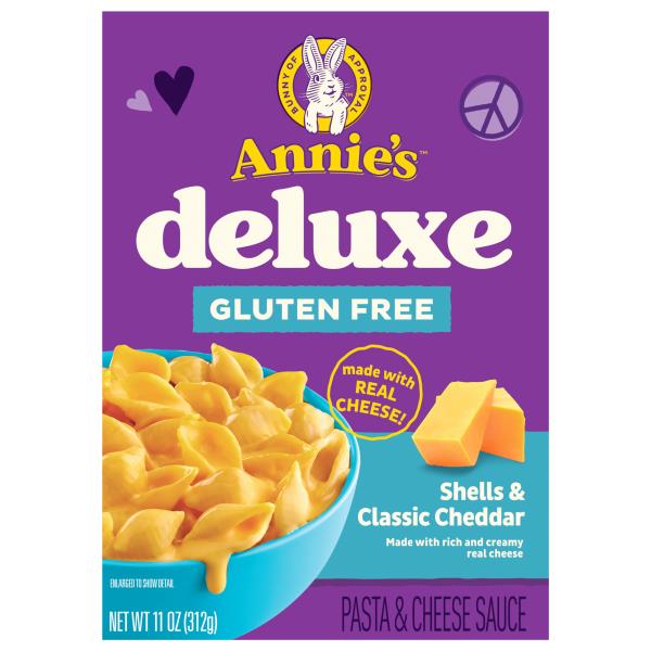 Annie's Pasta & Cheese Sauce, Shells & Classic Cheddar, Deluxe | Publix ...