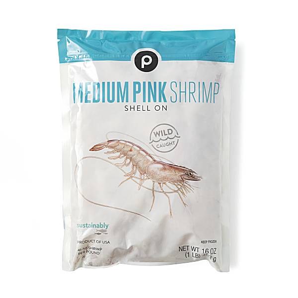 Publix Florida Pink Shrimp, Medium, 41-50 Shrimp/Lb, Wild, Frozen | Publix Super Markets