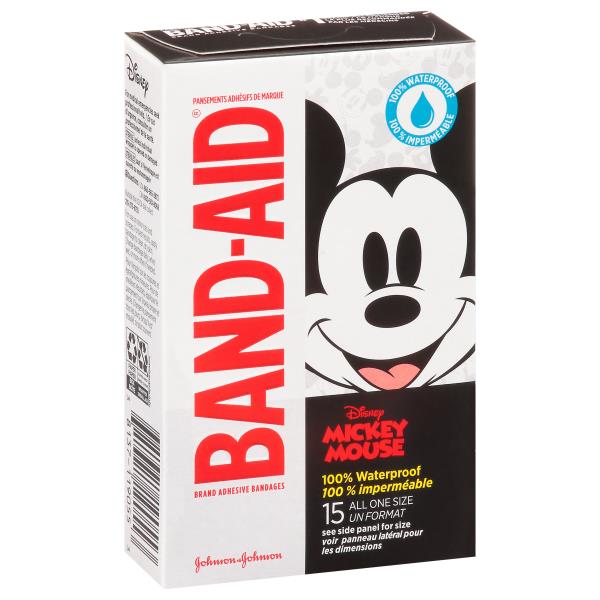Band-Aid Band-Aid Brand Bandages for Kids, Disney Mickey, Assorted ...