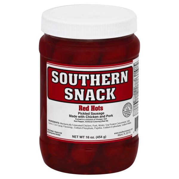 Southern Snack Pickled Sausage, Red Hots | Publix Super Markets