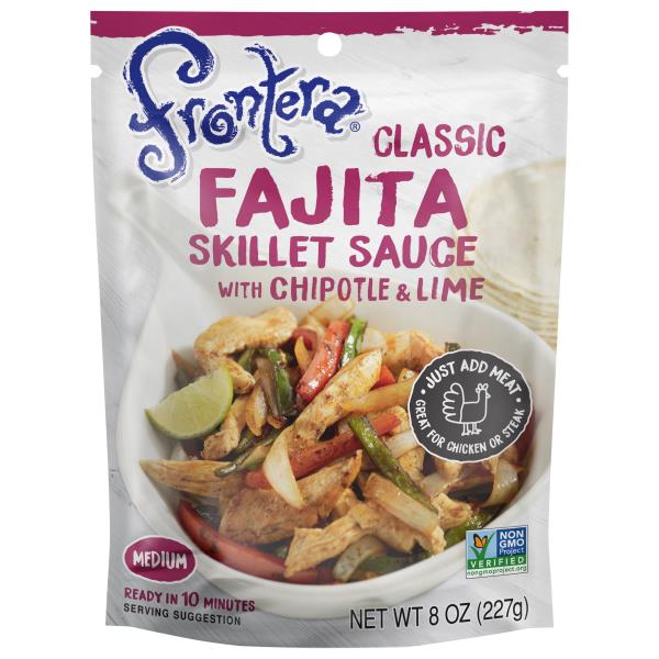 Frontera Skillet Sauce, with Chipotle & Lime, Fajita, Classic, Medium ...